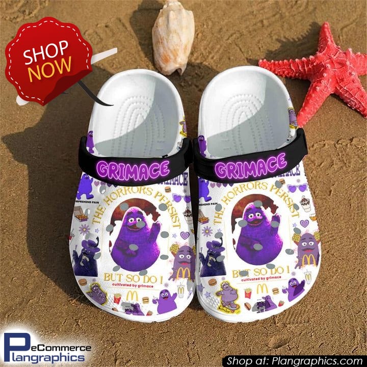 Grimace The Horrors Persist But So Do I 3d Printed Classic Crocs ...