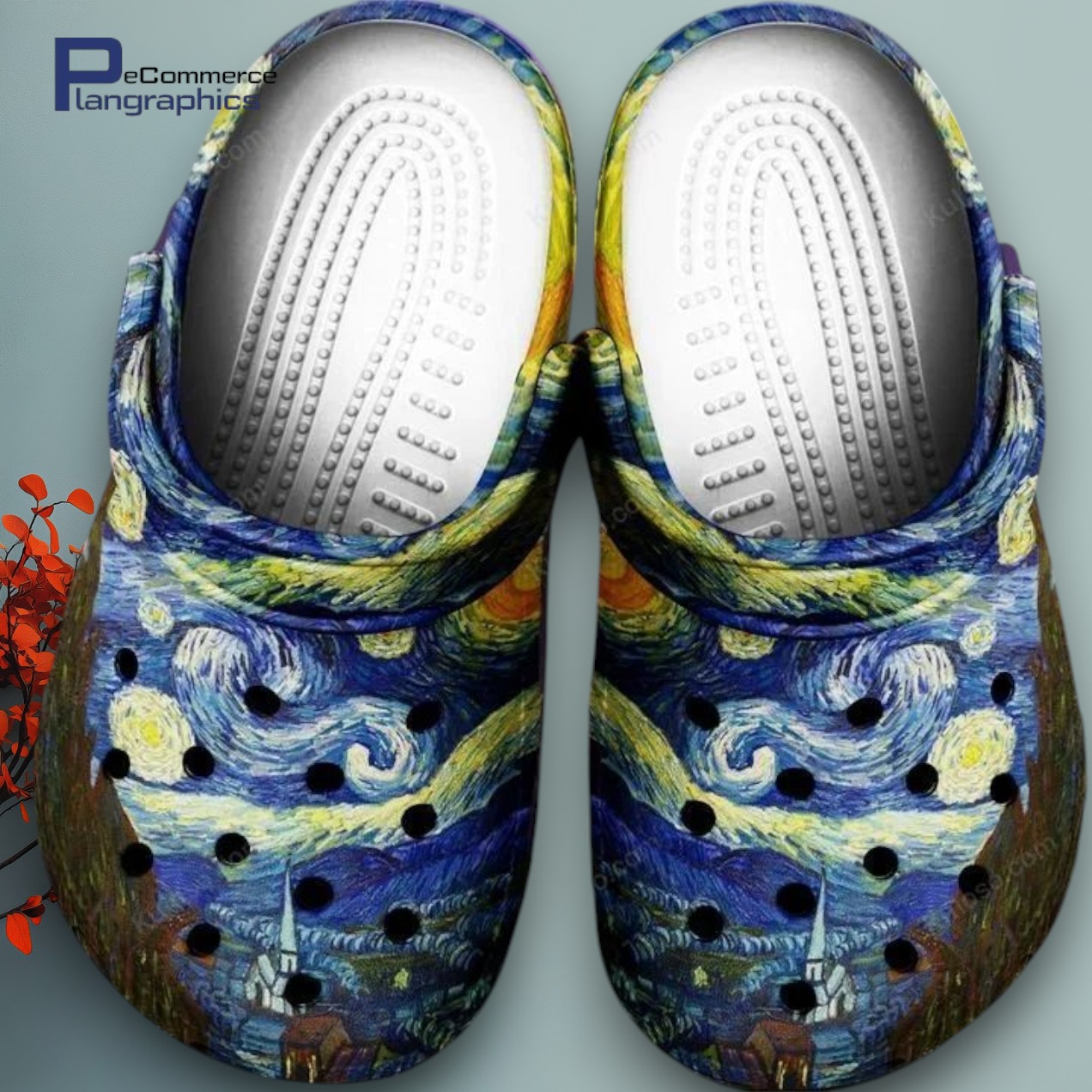 Van Gogh Starry Night Crocs - Artistic Clog Shoes for Unique Style ...